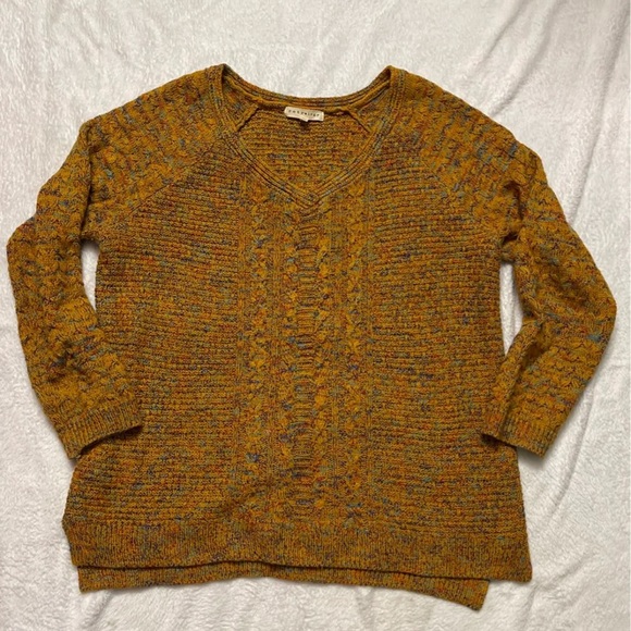 retrology | Sweaters | Retrology V Neck Cable Knit Sweater | Poshmark